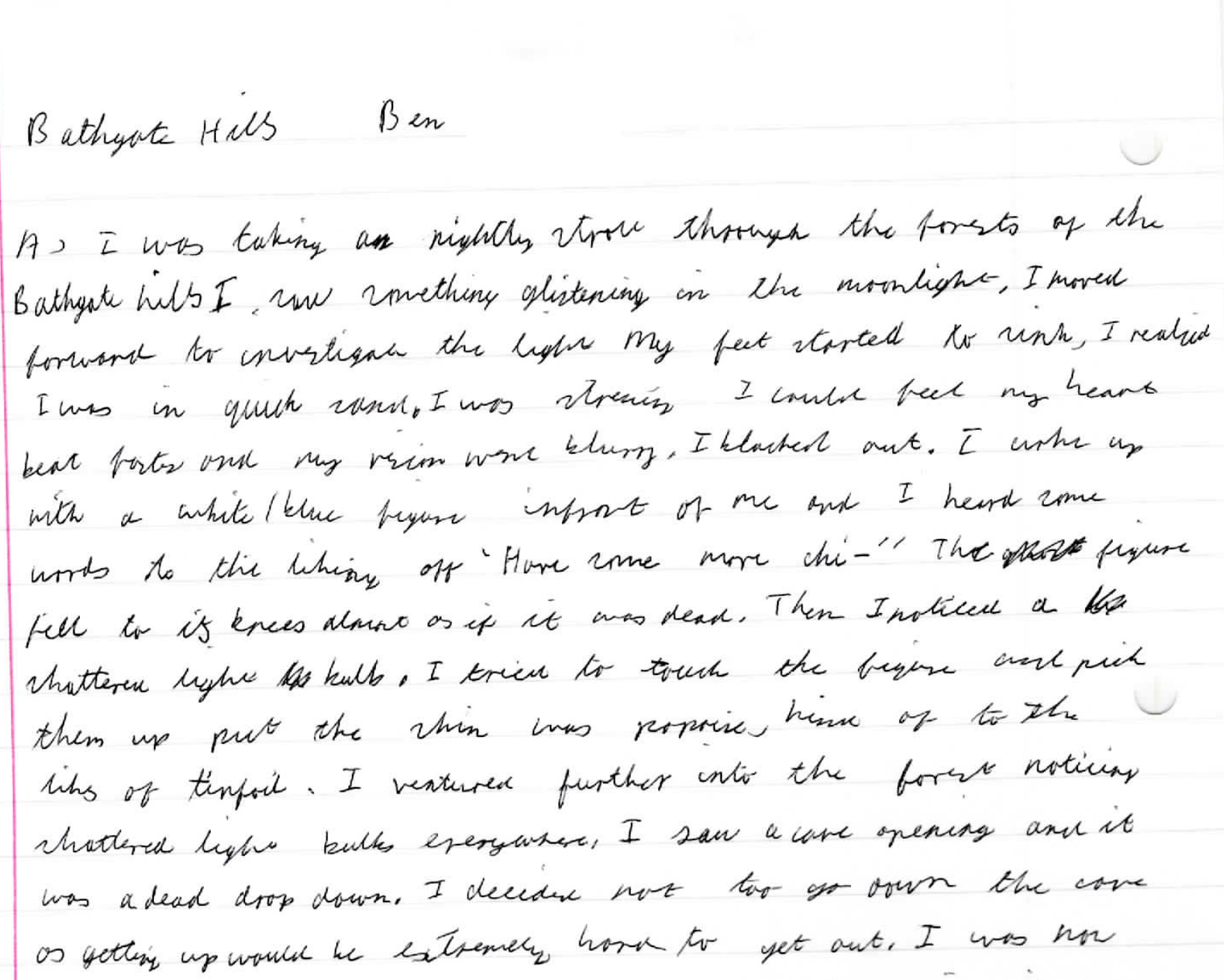 Ben 3rd Year – Bathgate Hills